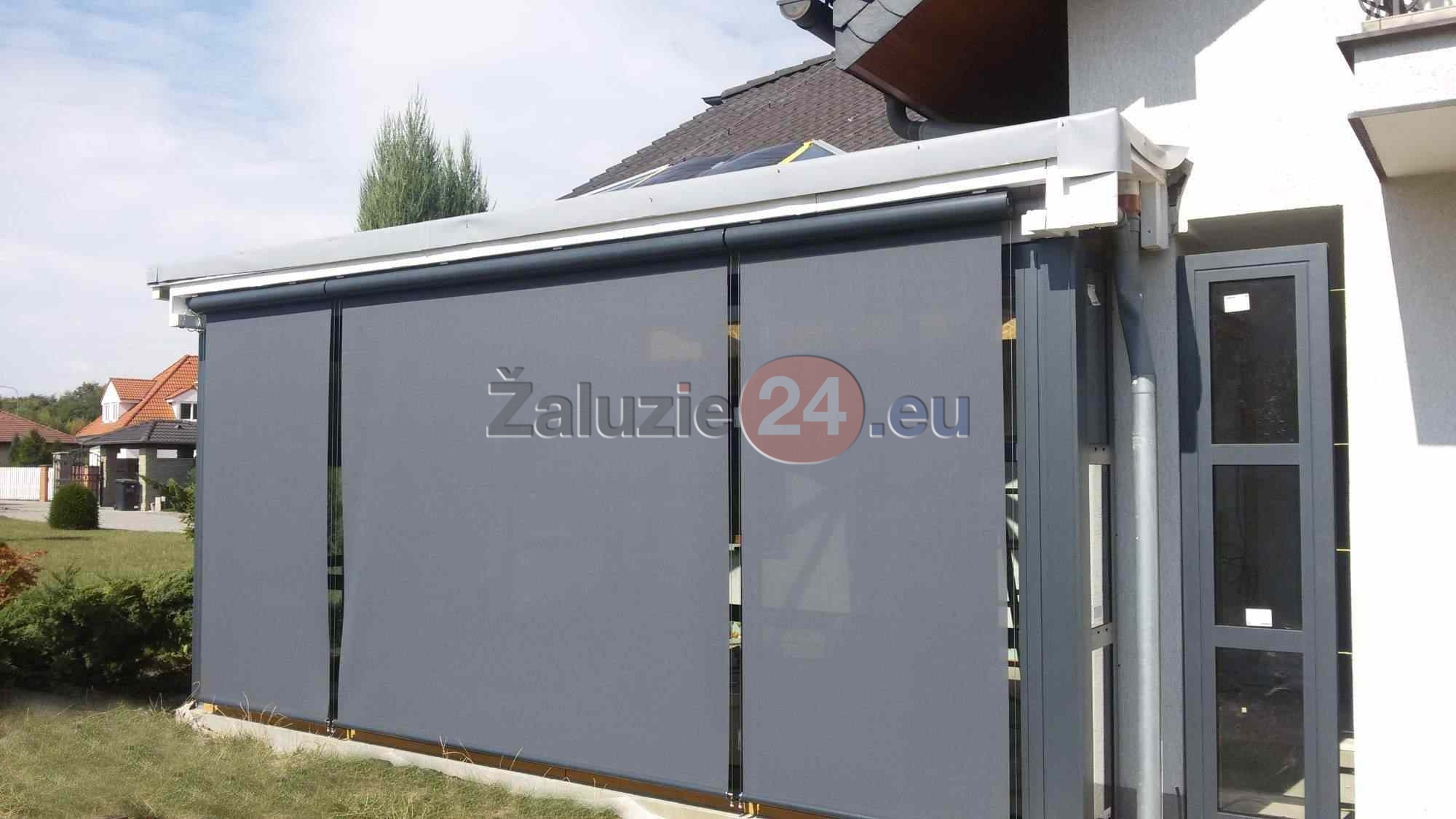 Screenové rolety s vedením ocelovým lankem - Žaluzie na míru | Žaluzie ...