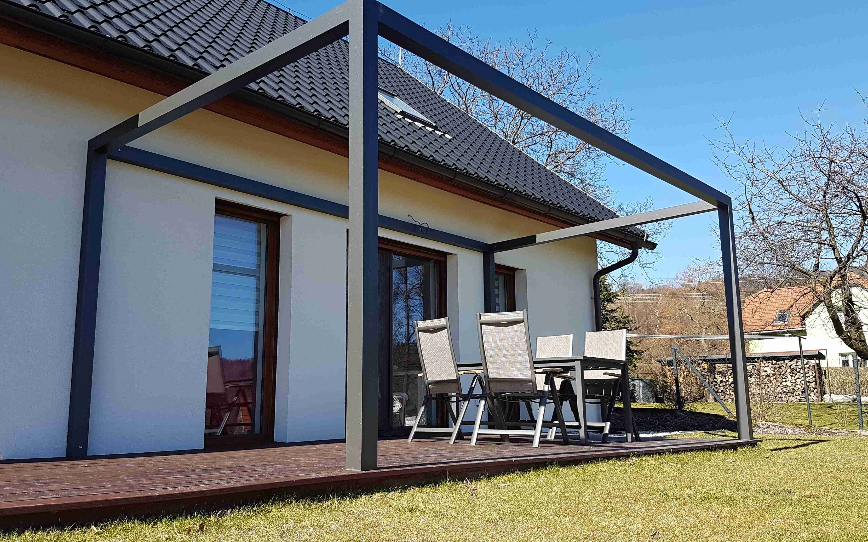 Pergola CUBE- variabilní pergola na míru - Žaluzie na míru | Žaluzie 24.eu